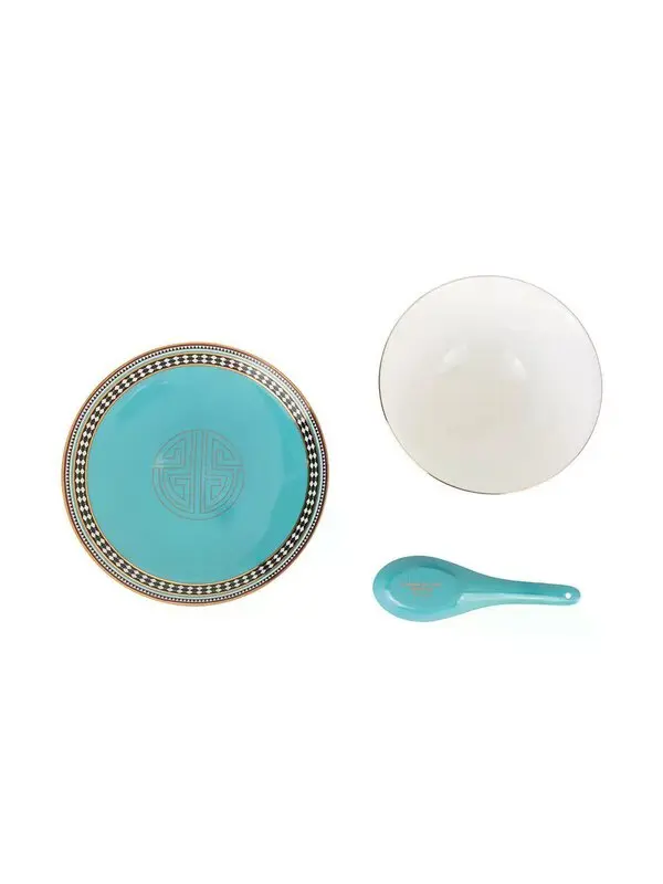 Shanghai Tang Mongolian Nomad Print Tableware Set
