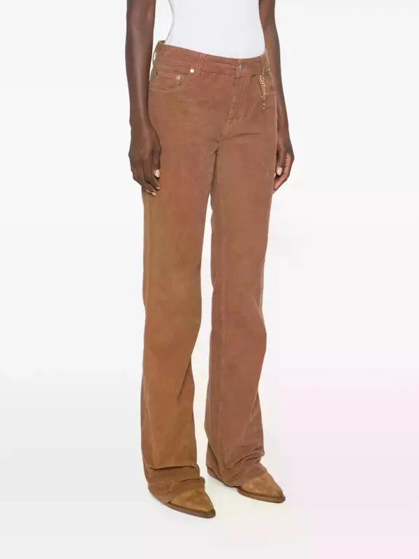 Stella McCartney Corduroy-effect Straight-leg Jeans