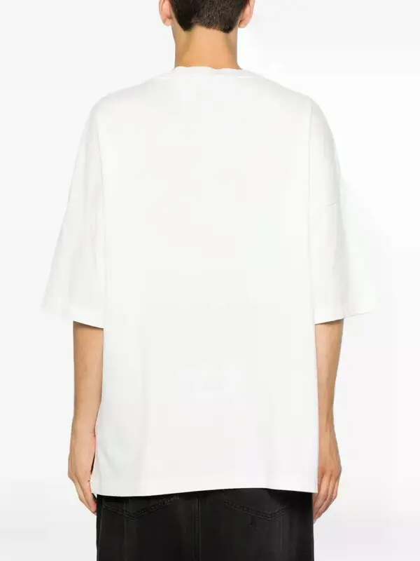 Palm Angels Graphic-print Rhinestone-embellished T-shirt
