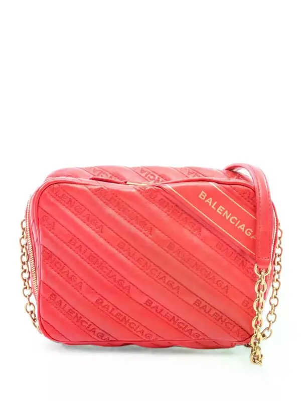 Balenciaga 2000s Quilted Leather Reporter Xs Shoulder Bag - Red