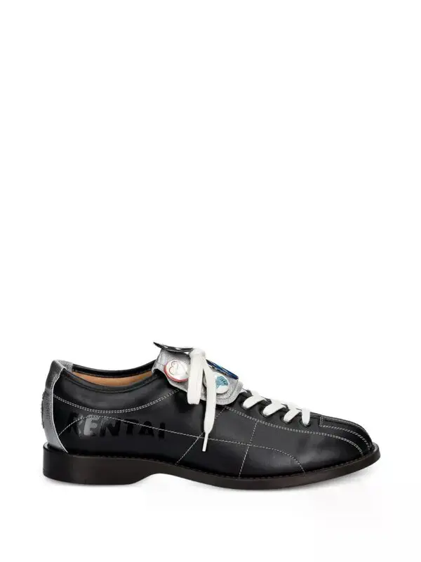 Kenzo Embellished Leather Derby Shoes - Black
