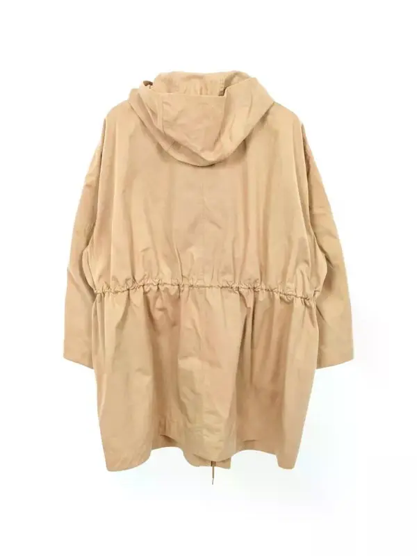 Stella McCartney Hooded Zip-up Coat - Neutrals