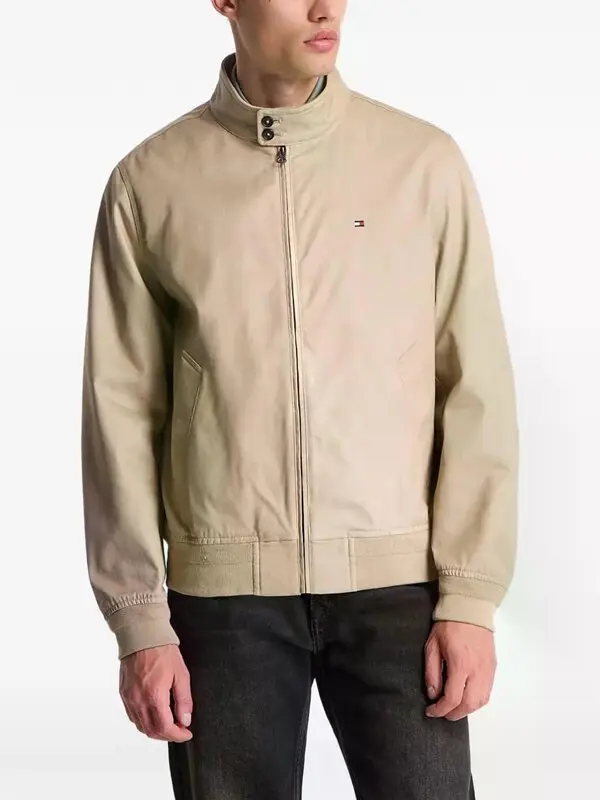 Tommy Hilfiger High-neck Bomber Jacket - Neutrals