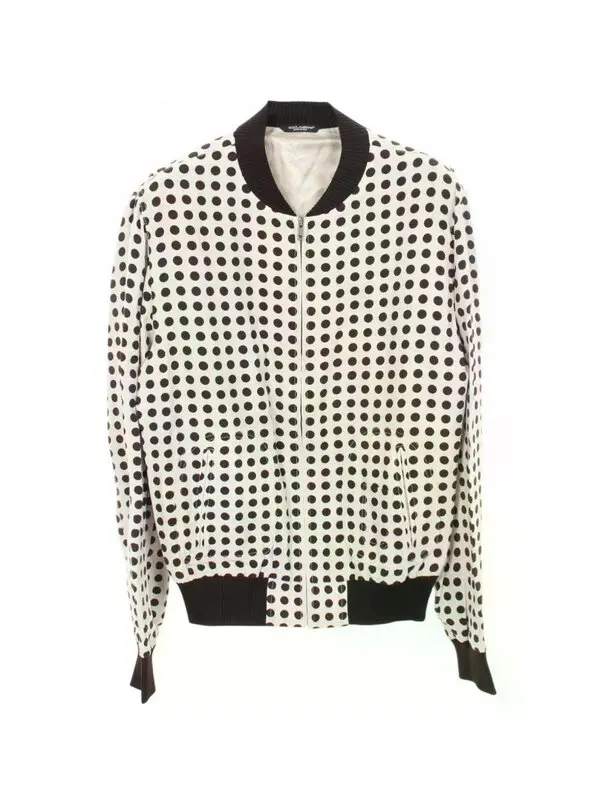 Dolce & Gabbana 2000s Polka-dot Bomber Jacket