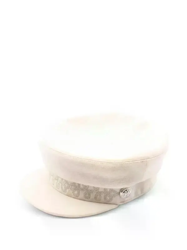 Hermès Off-white Button Detail Hat - Neutrals