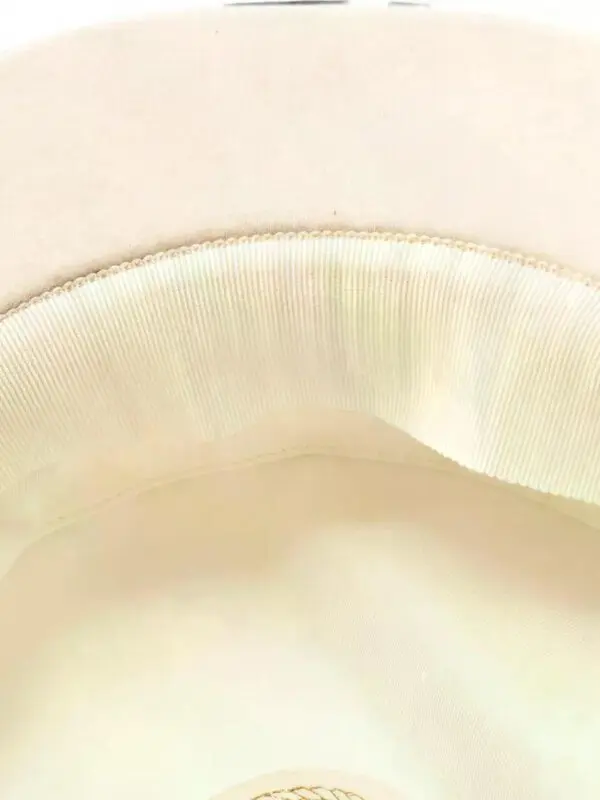 Hermès Off-white Button Detail Hat