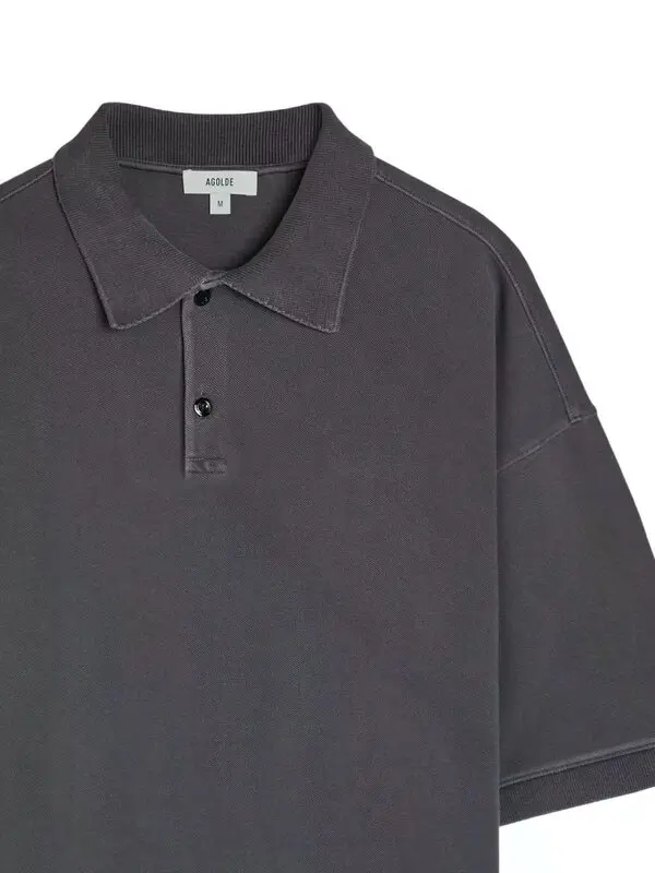 AGOLDE Curren Short-sleeve Polo Shirt