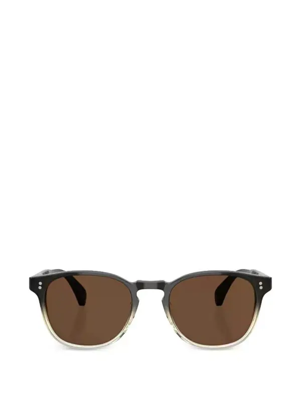 Oliver Spencer Finley Round-frame Sunglasses - Black