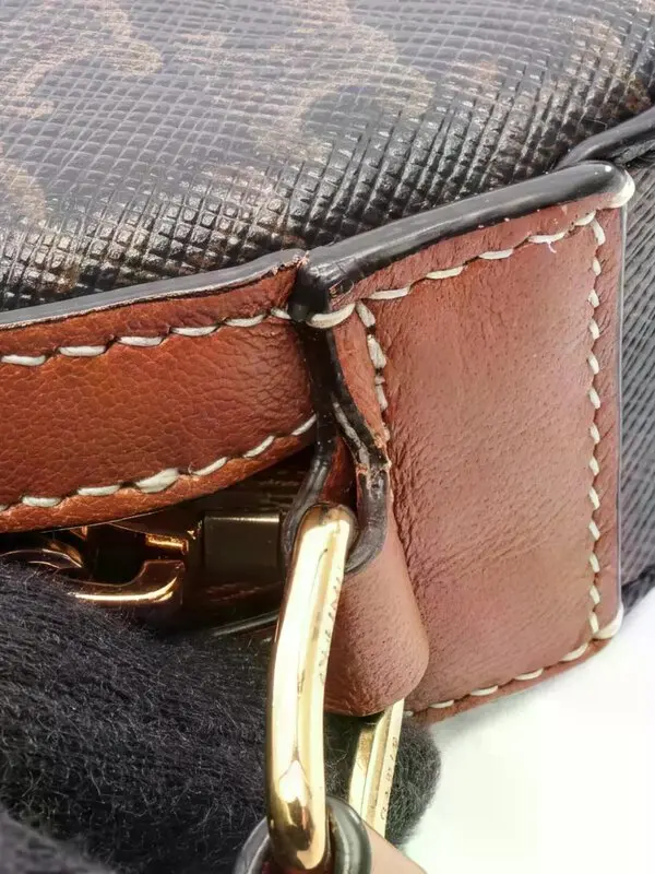 Celine 2010s Triomphe Round Shoulder Bag
