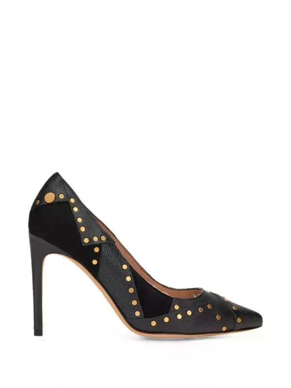 Moschino Studded Panelled Pumps