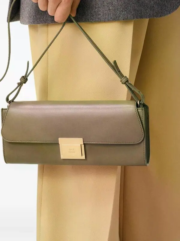 AMI Paris Mini Mimi Leather Pouch Bag