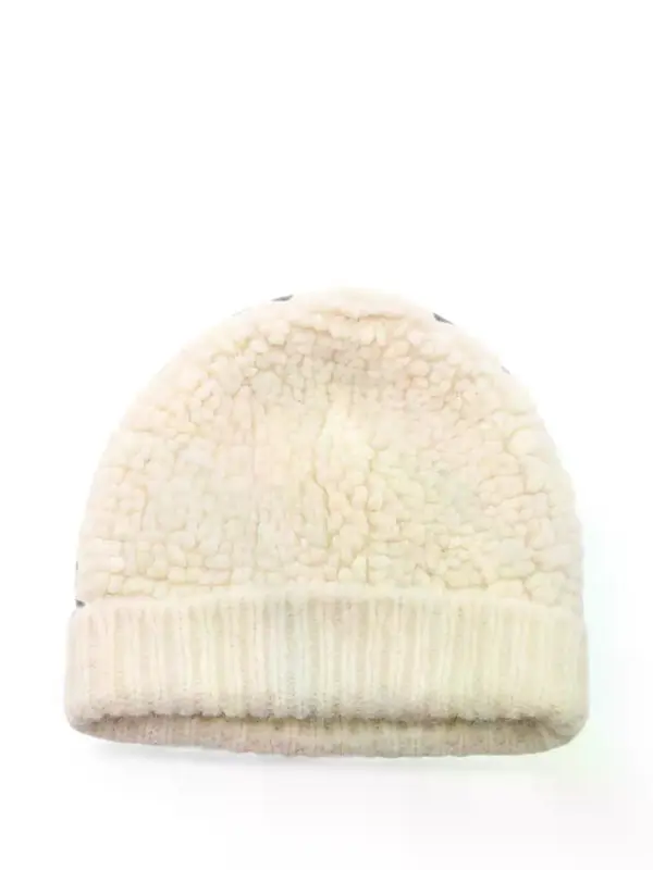 Miu Miu 2010s Logo Knit Beanie Hat