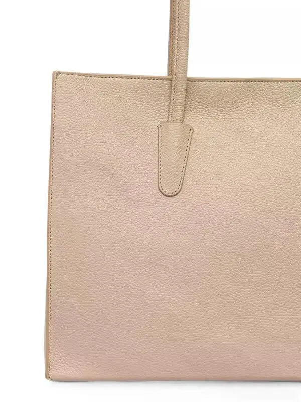 COCCINELLE Grained Leather Tote Bag