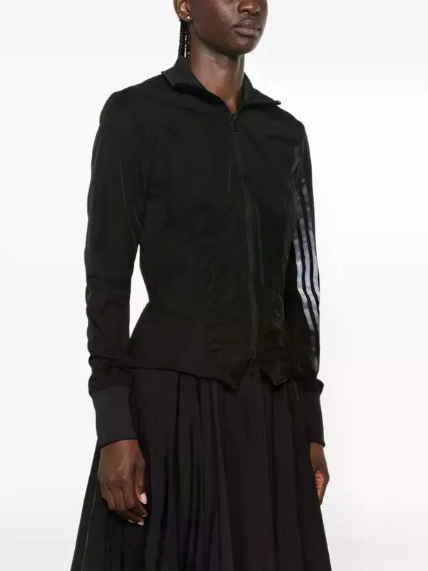 Y3 Striped Zip-up Jacket