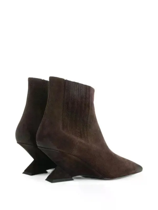 Attico Cheope Pointed-toe Ankle Boots