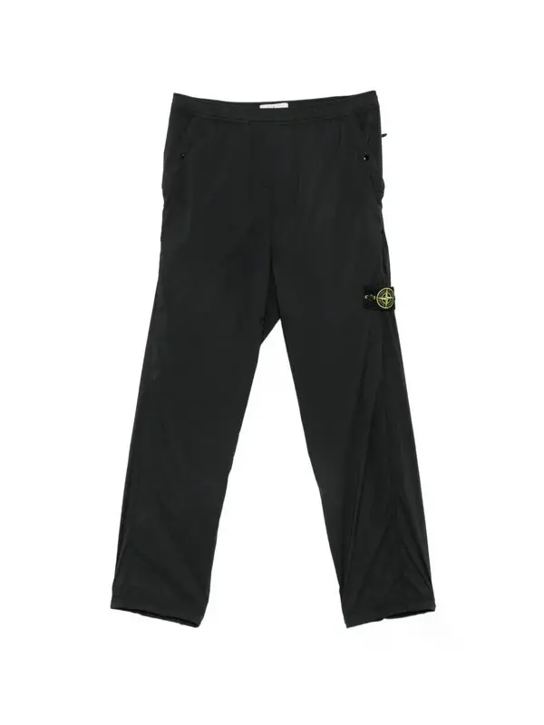 Stone Island Logo-patch Track Pants - Black