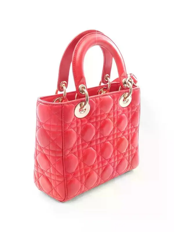 Dior Lady Two-way Leather Handbag