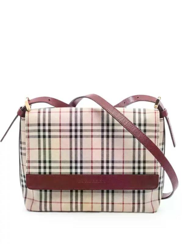 Burberry 2010s Nova Check Shoulder Bag - Neutrals