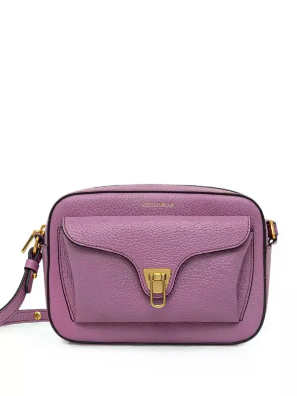 COCCINELLE Grainy Calf Leather Tote Bag
