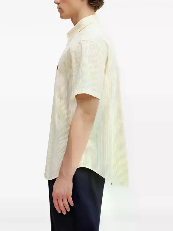 Kenzo Boke Flower Seersucker Shirt - Yellow
