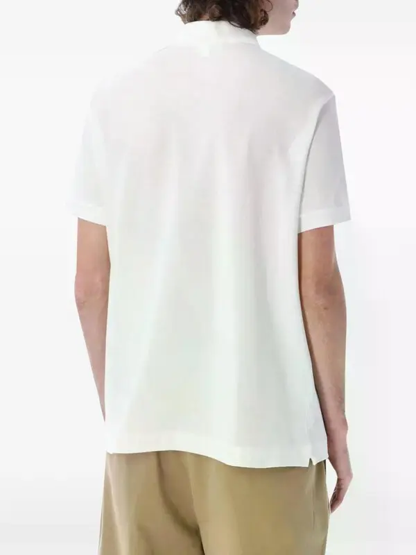 Lacoste L.12.12 Piqué Cotton Polo Shirt - White