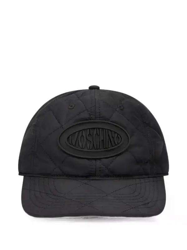 Moschino Patchwork Baseball Cap - Black