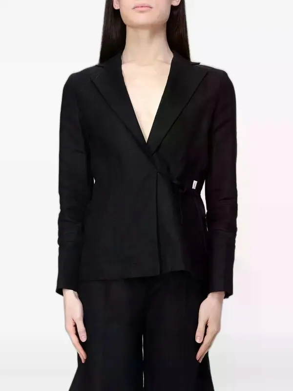 COLMAR Wrap-tie Blazer - Black