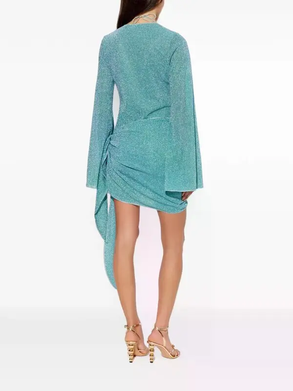 Oseree Lurex Mini Dress