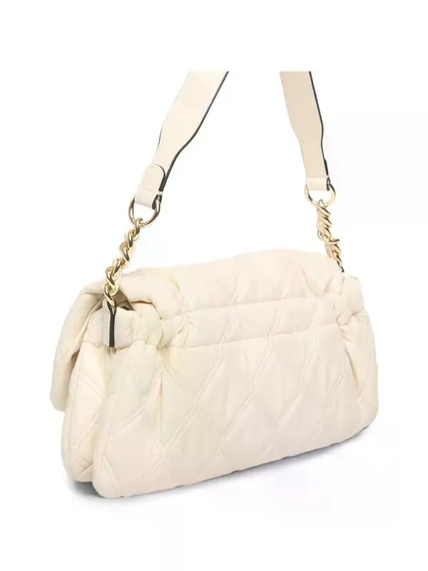 Tommy Hilfiger Quilted Finish Logo Plaque Shoulder Bag