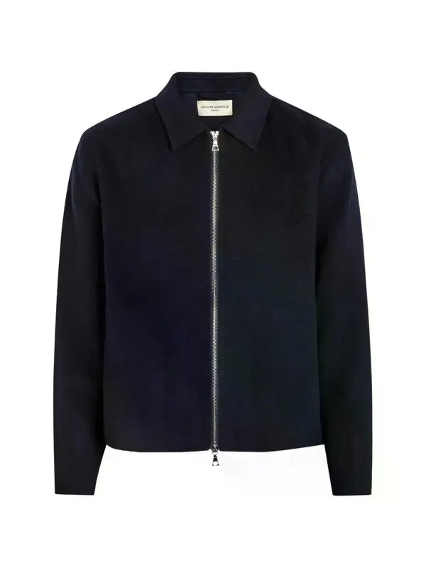 Officine Générale Mazir Zip-up Collared Jacket