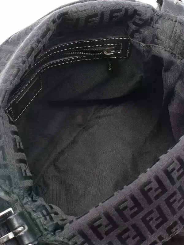 Fendi Zucchino Mamma Baguette Shoulder Bag
