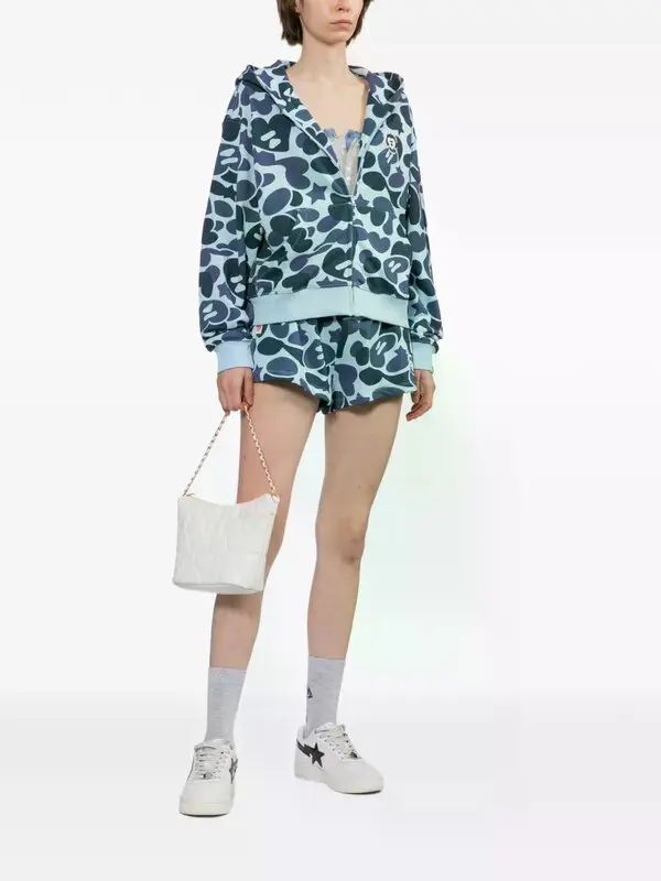 AAPE BY *A BATHING APE Apee™ A Bathing Ape® Sky Camouflage Print Shorts