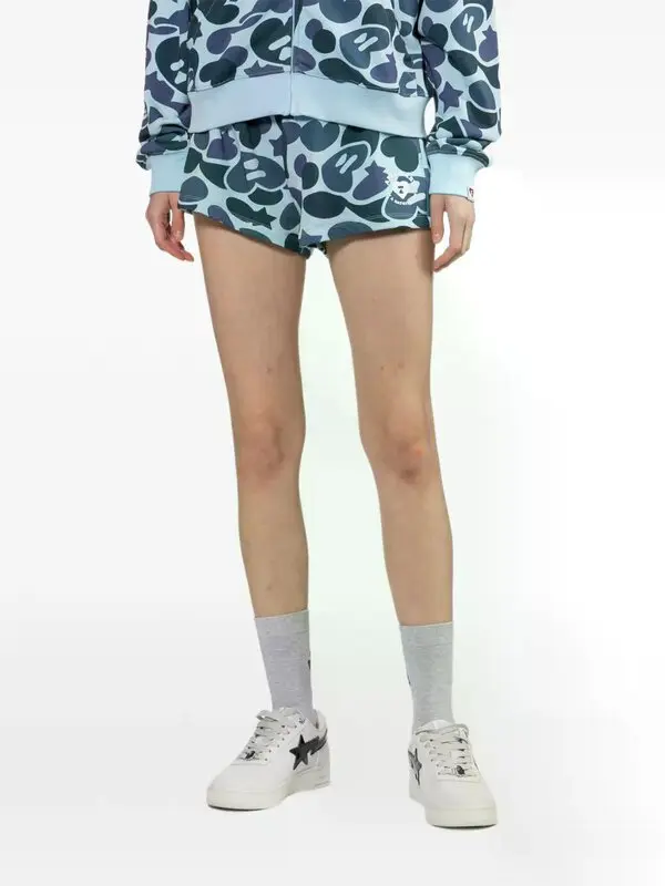 AAPE BY *A BATHING APE Apee™ A Bathing Ape® Sky Camouflage Print Shorts