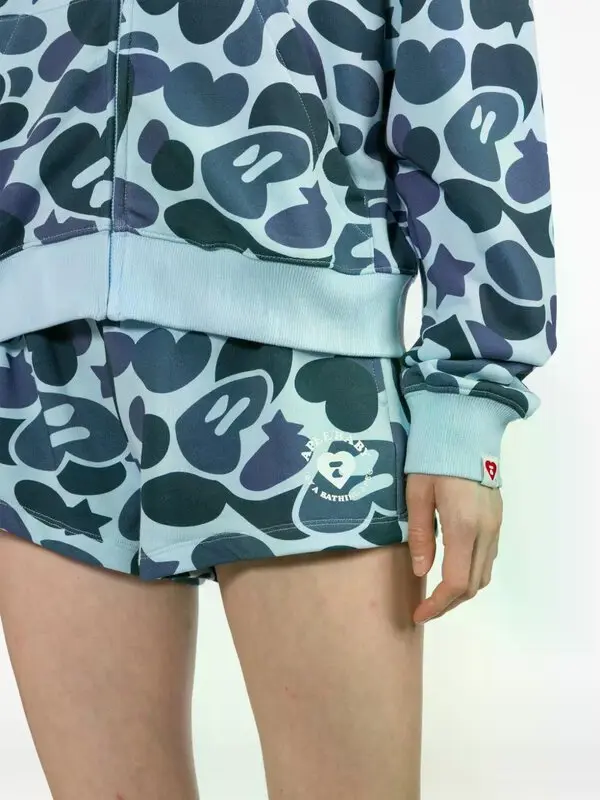 AAPE BY *A BATHING APE Apee™ A Bathing Ape® Sky Camouflage Print Shorts