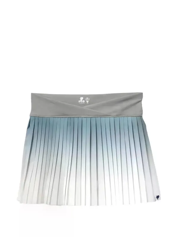 AAPE BY *A BATHING APE Pleated Ombre Skirt