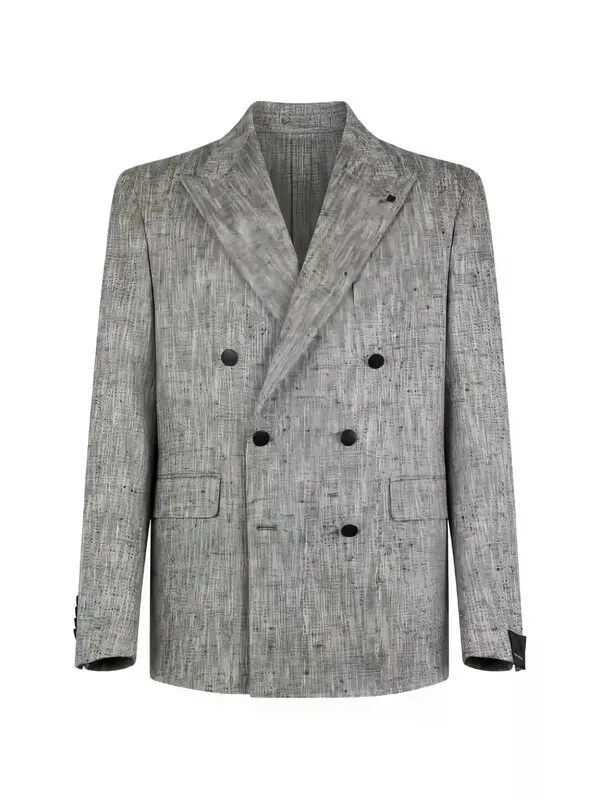 Tagliatore Double-breasted Peak-lapel Blazer
