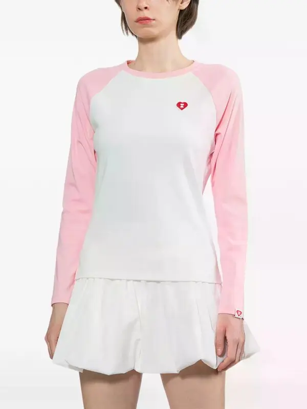 AAPE BY *A BATHING APE Heart-patch T-shirt - White