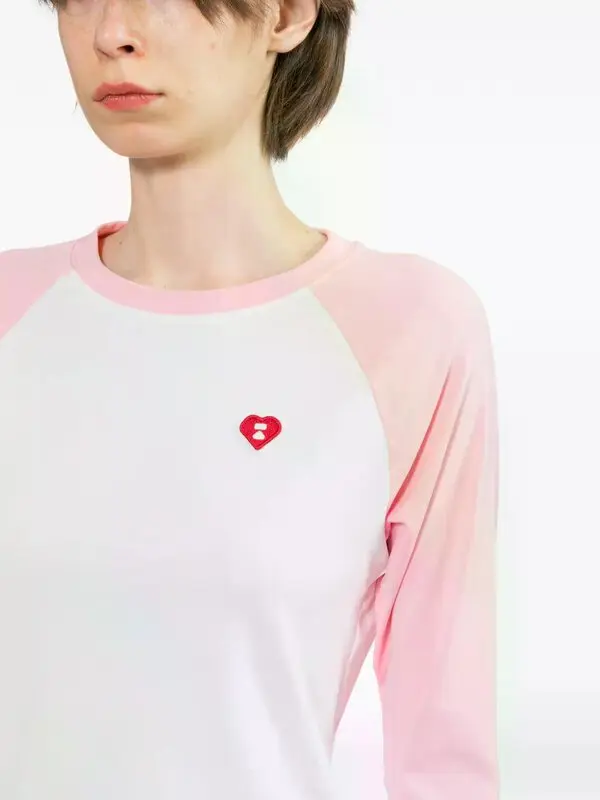 AAPE BY *A BATHING APE Heart-patch T-shirt
