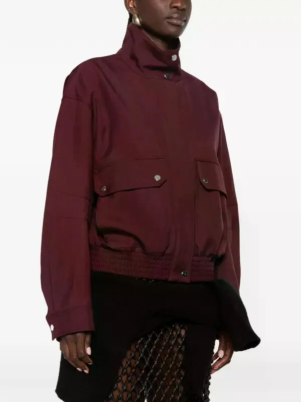 Proenza Schouler Aviva Elasticated-waist Bomber Jacket