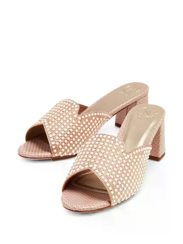 NICOLI Remus Snakeskin-effect Sandals