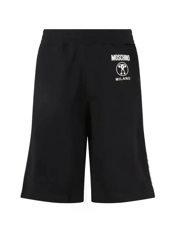 Moschino Print Side Stripe Shorts