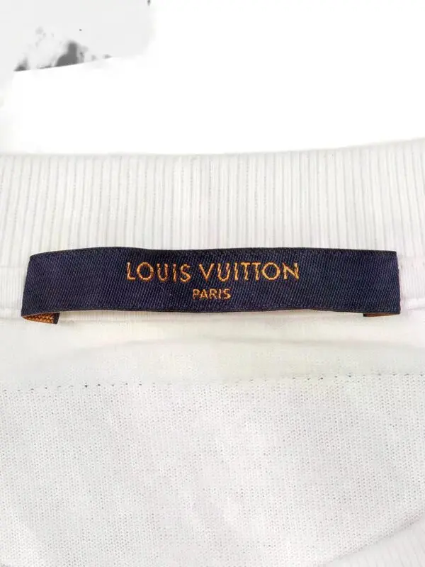 LOUIS VUITTON 10s Printed Crew-neck T-shirt