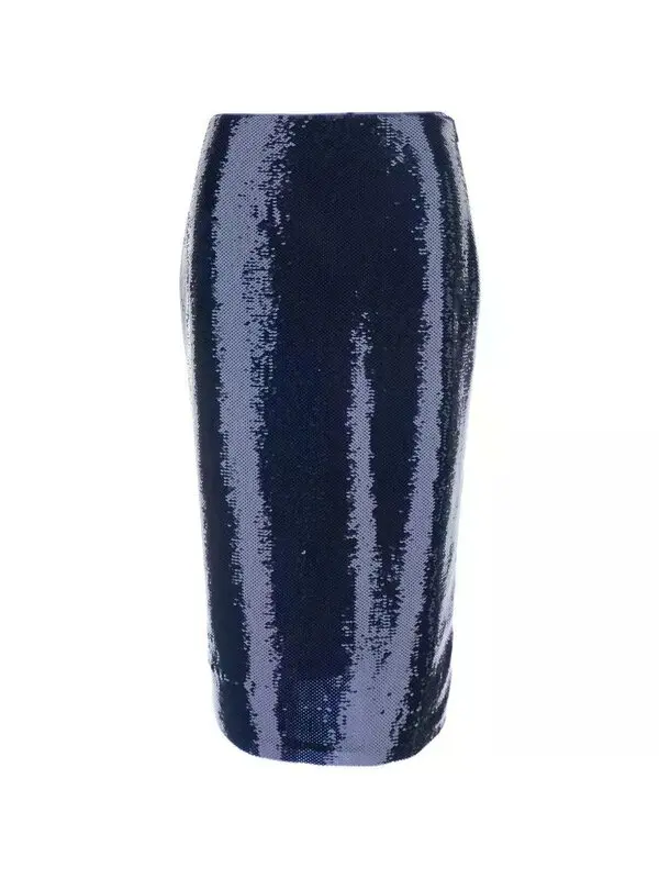 TOM FORD Sequin Embellished Pencil Skirt - Blue