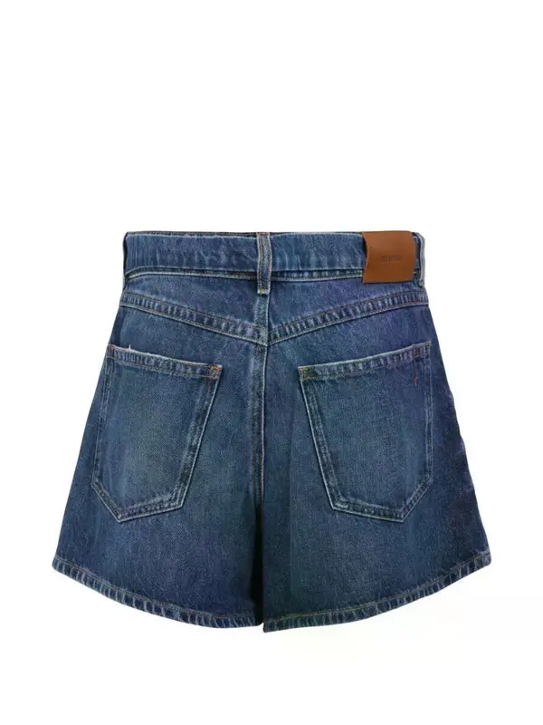 Sportmax Belted Denim Shorts