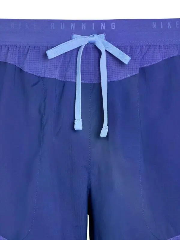 Nike Stride Plus Logo-print Drawstring Shorts - Blue