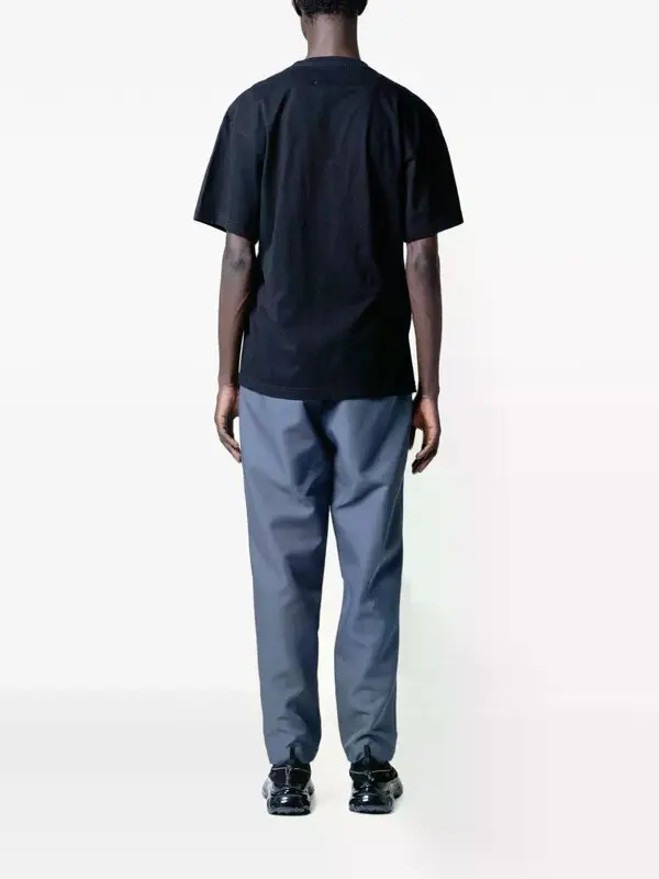 YOSHIOKUBO Eagle-print Ruched T-shirt