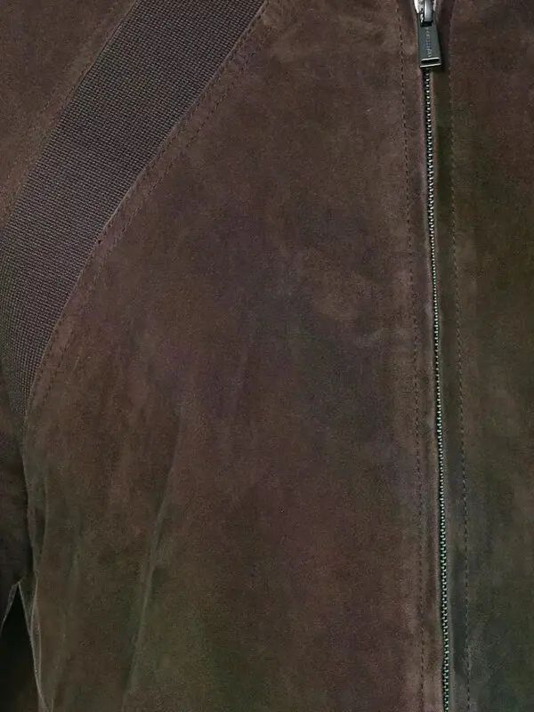 TRUSSARDI Suede Bomber Jacket