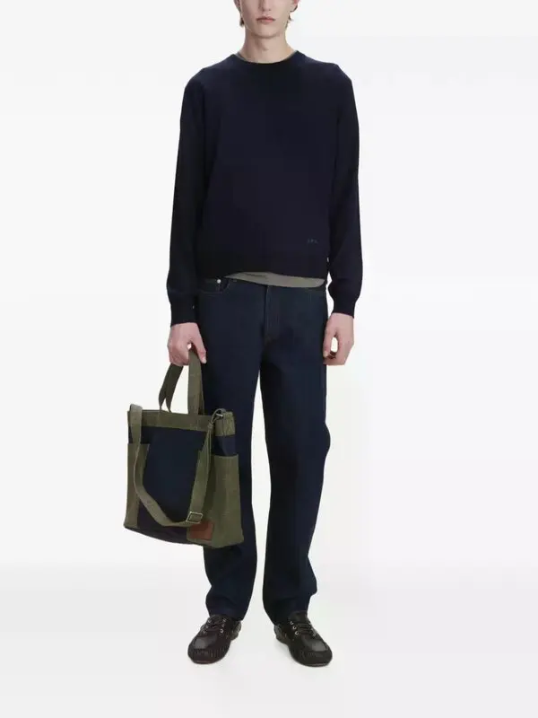 A.p.c. Mathieu Logo-embroidered Sweater
