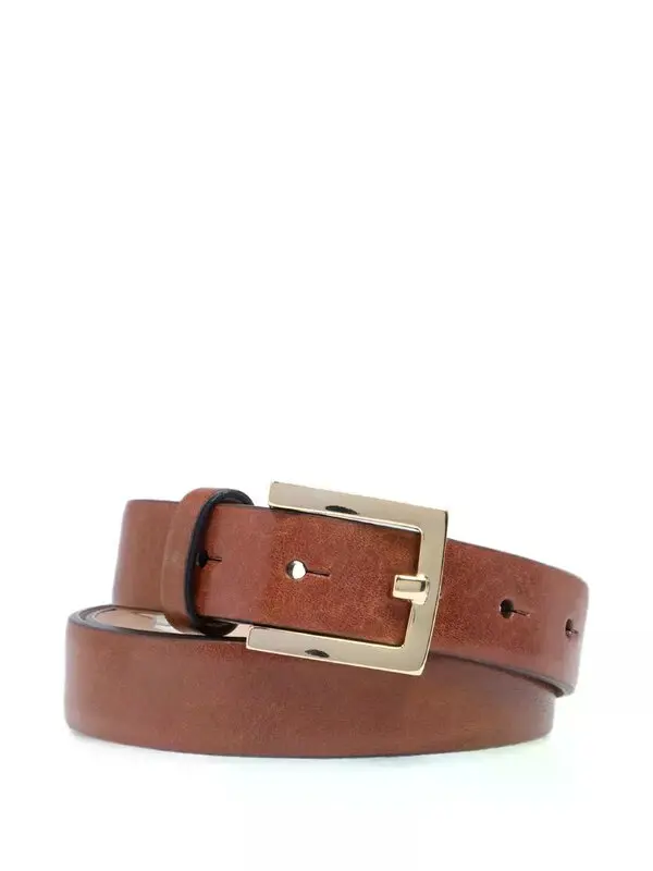 THE BRIDGE Leather Belt - Brown