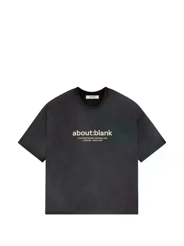 ABOUT:BLANK Logo-print Boxy-fit T-shirt